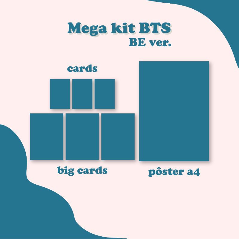 Mega kit BTS - BE ver. | Shopee Brasil