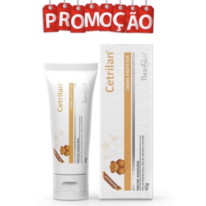 Creme Protetor de Assaduras Cetrilan 40g | Shopee Brasil