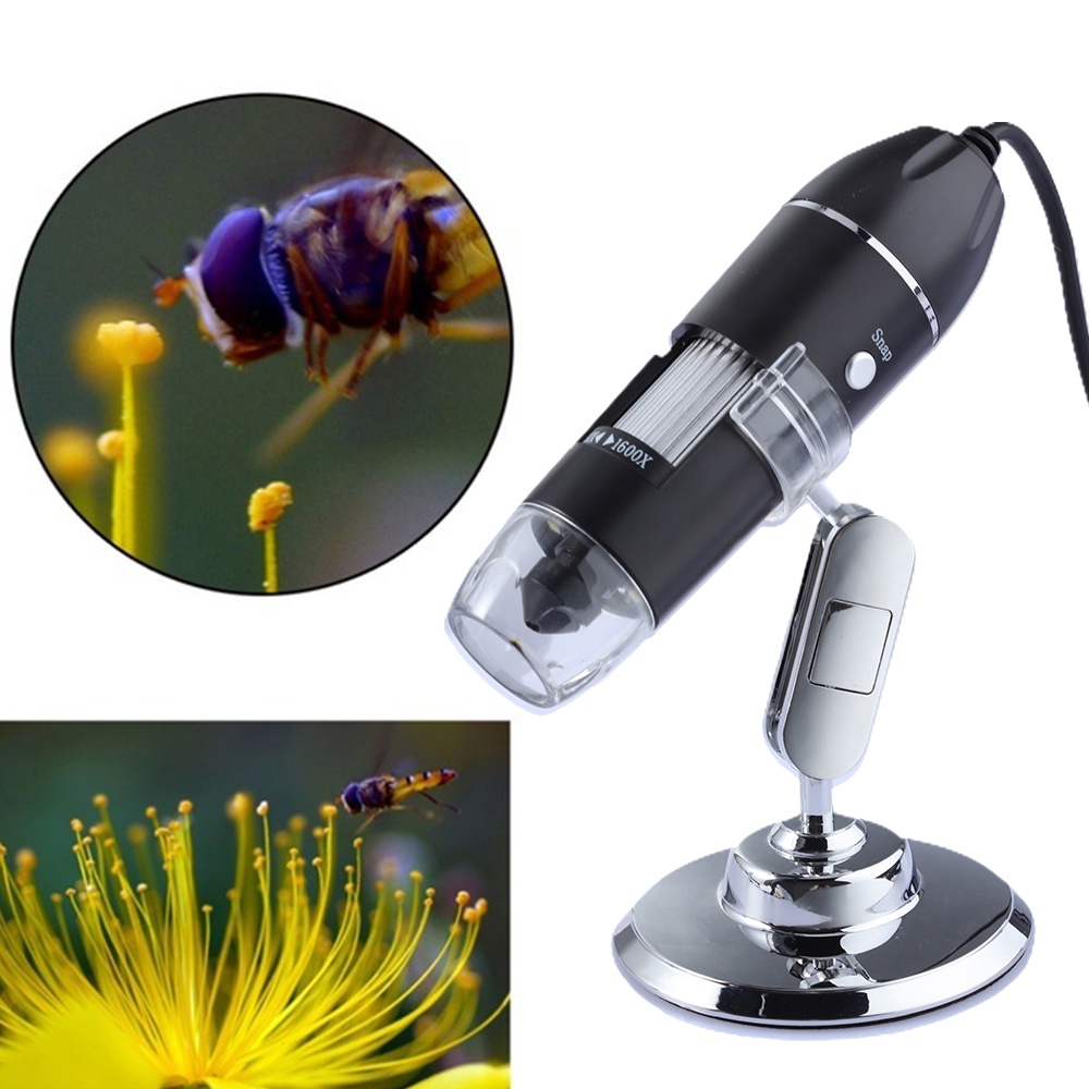 M- 1600X 1000X 500X USB Microscope Handheld Portable Digital Microscope ...