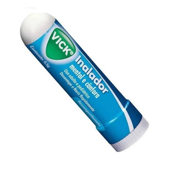 Vick Inalador Descongestionante Nasal Resfriados Mentol Canfora 0,5g ...