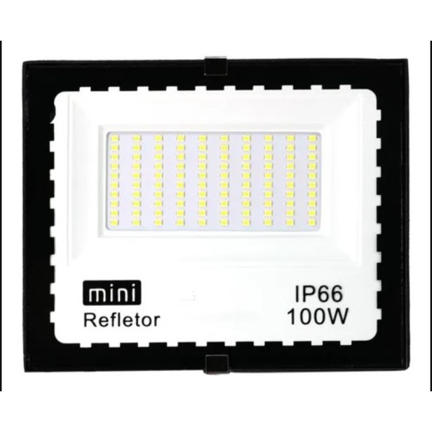Refletor De Led 100w Holofote Bivolt Prova Dágua Ip66 Frio | Shopee Brasil