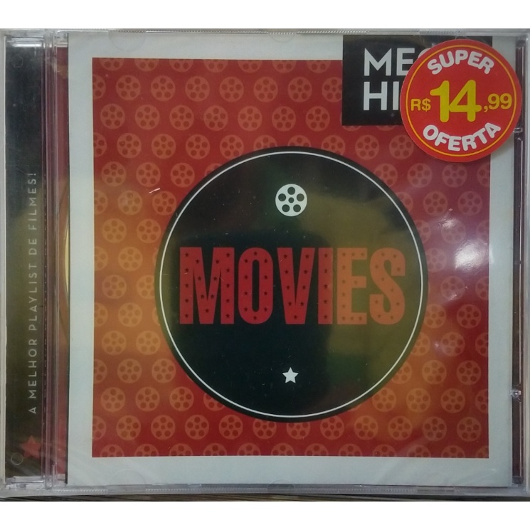 Cd Mega Hits - movies ( o melhor do cinema ) Novo Lacrado | Shopee Brasil