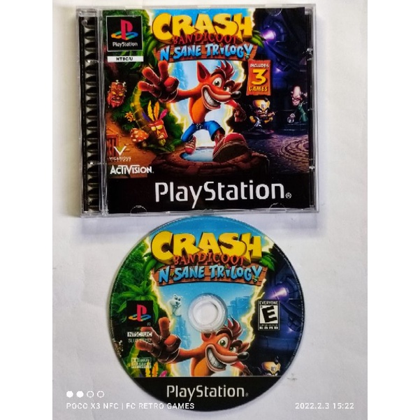 Crash collection 3em1 para ps1 play1 | Shopee Brasil
