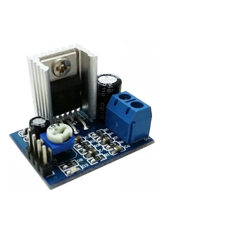 Módulo Amplificador de Som TDA2030 TDA2030A Arduino Projeto Eletrônico ...