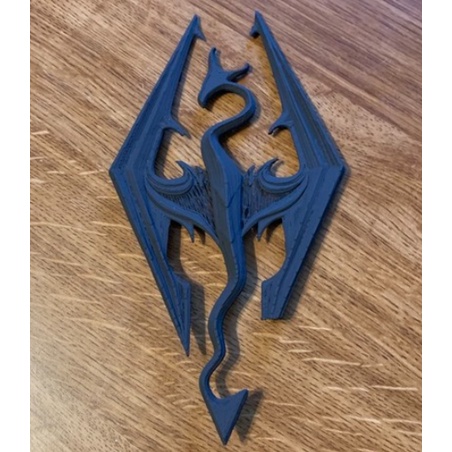 Logo 2D SKYRIM | Para Parede | 3D | Shopee Brasil