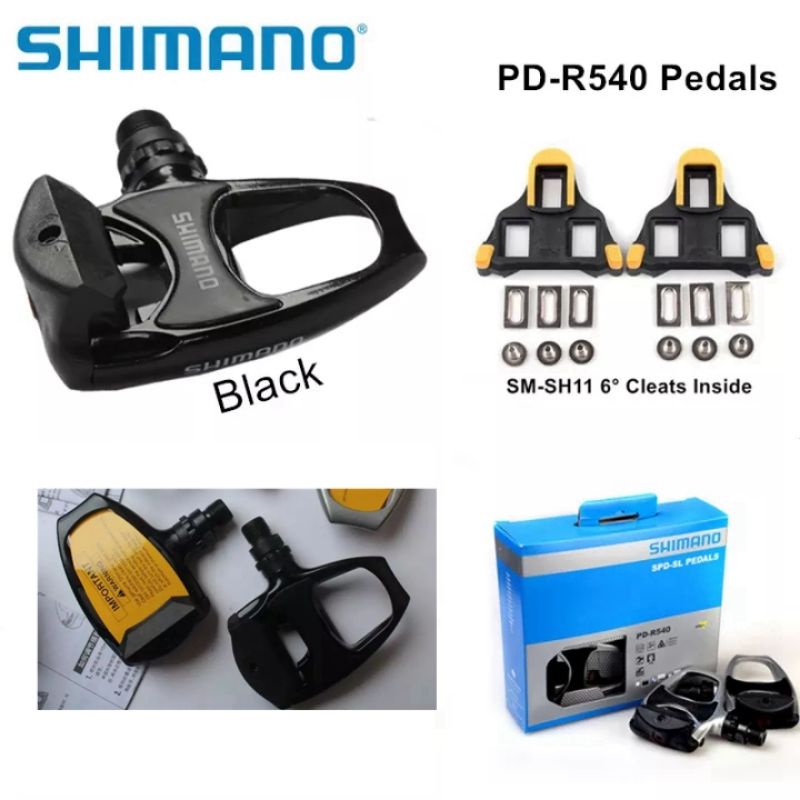 Pedal Speed Shimano PD-R540 com taquinhos | Shopee Brasil