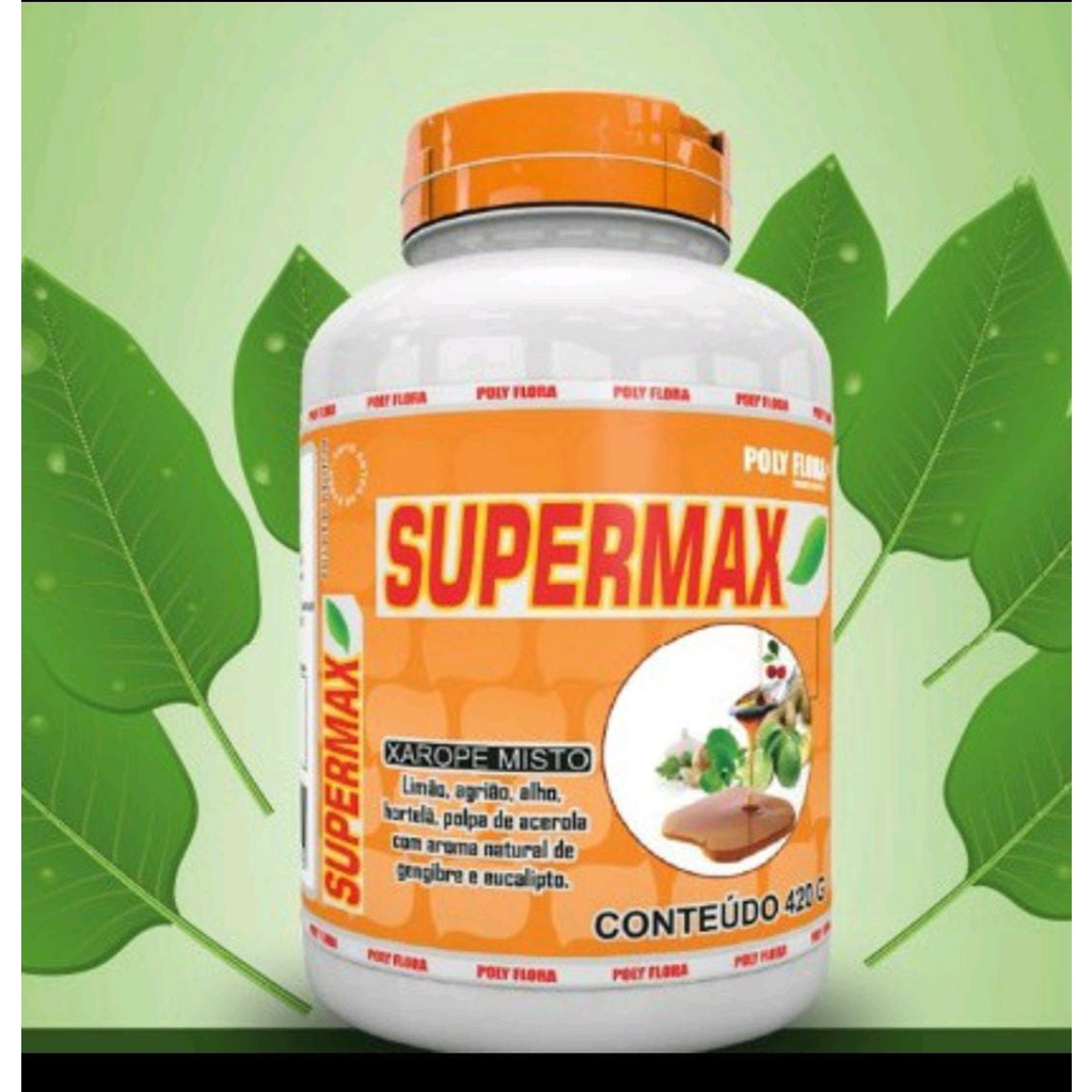 Xarope Supermax 420 gr - Poly Flora | Shopee Brasil