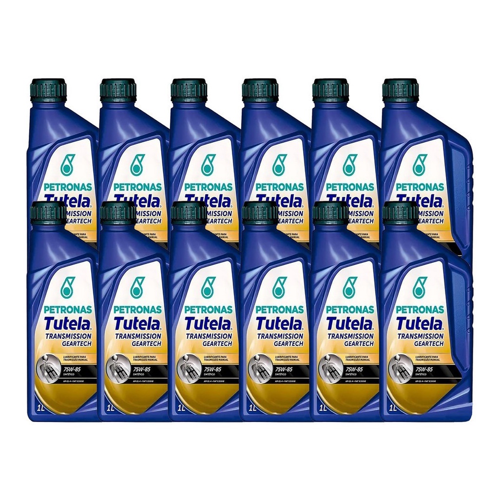 Kit 12 Litros Petronas Tutela 75w85 Sintetico Api Gl-4 | Shopee Brasil