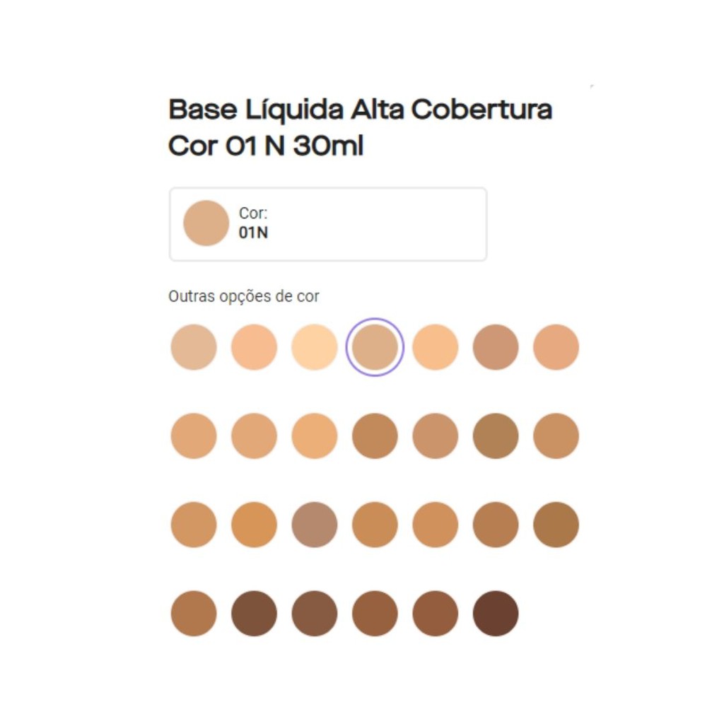 Base Líquida Alta Cobertura 30ml Quem disse Berenice - Cores | Shopee Brasil