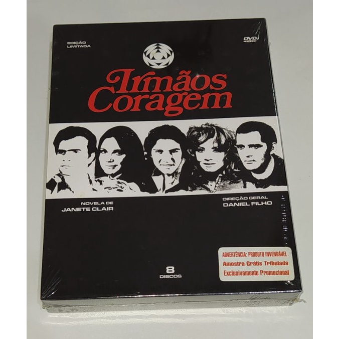 DVD Irmãos Coragem - Novela Rede Globo - Lacrado de fábrica ...