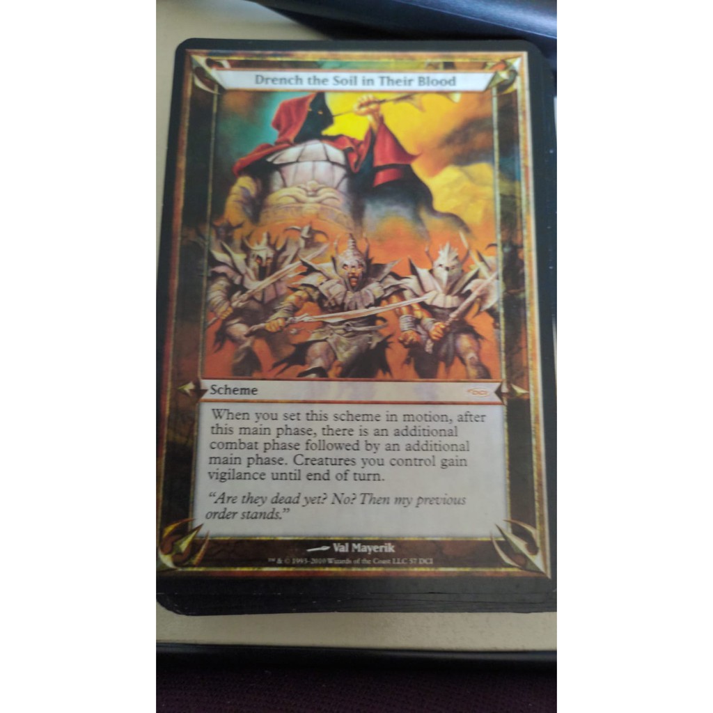 Archenemy Magic - Drench The Soil Their Blood - 8,5 X 12,5 | Shopee Brasil