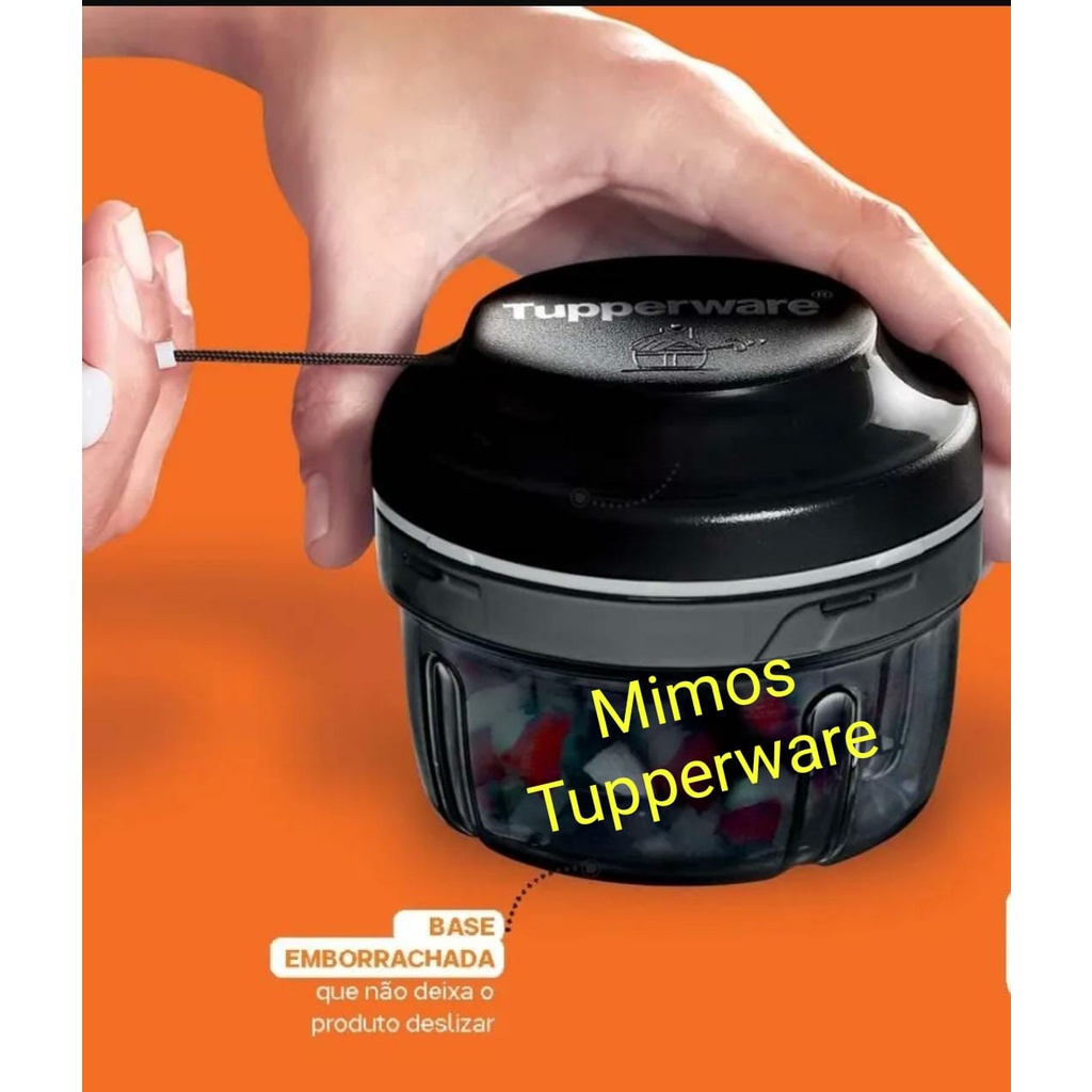TUPPERWARE TURBO CHEF PRETO 300ML CÓDIGO: 805531 | Shopee Brasil