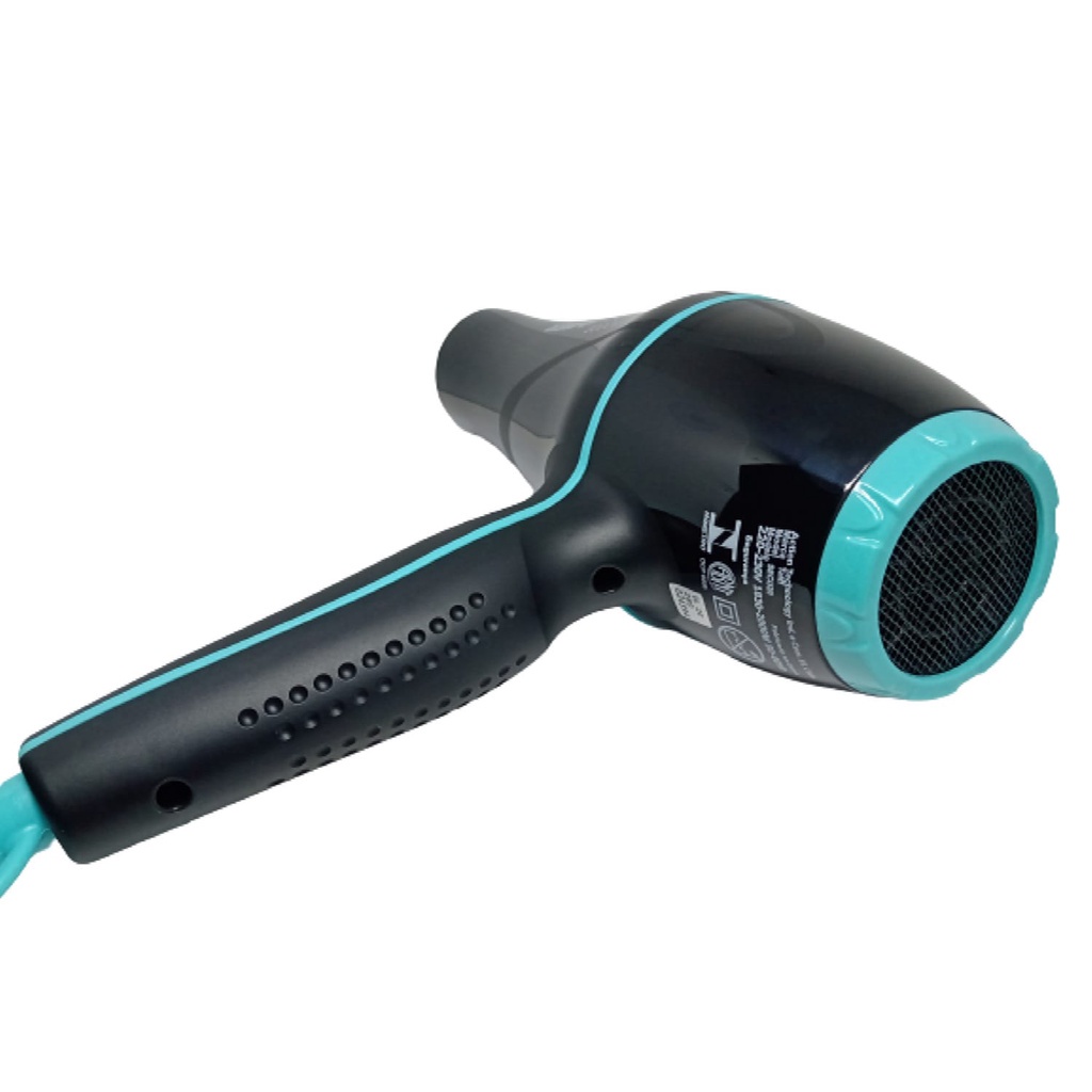 Secador cabelos profissional Taiff 2000W preto azul turquesa | Shopee ...