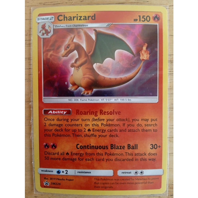 Carta Pokémon Charizard SM226 Holográfico | Shopee Brasil