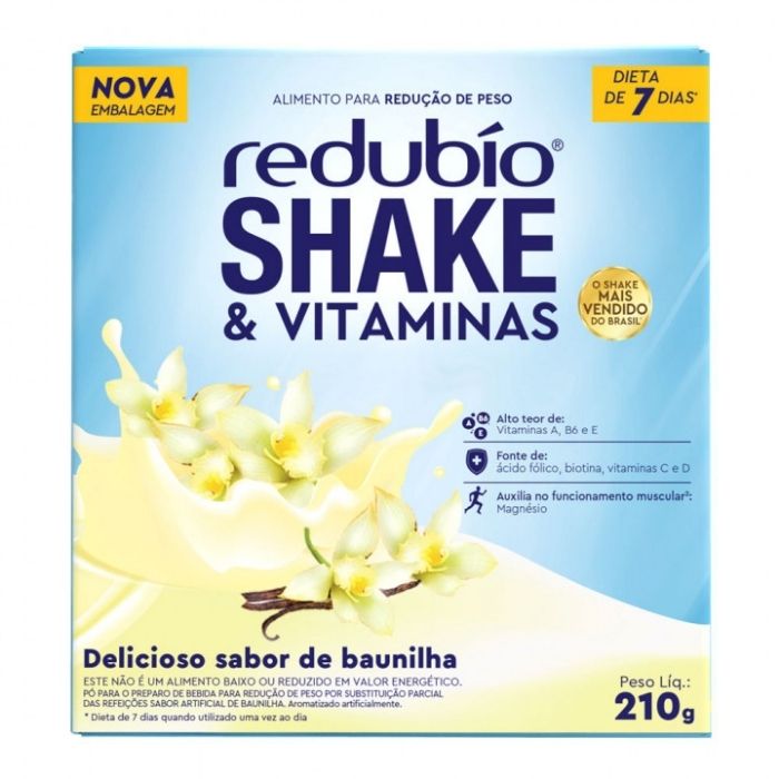 Shake E Vitaminas Emagrecedor Sabor Baunilha 210g ® | Shopee Brasil
