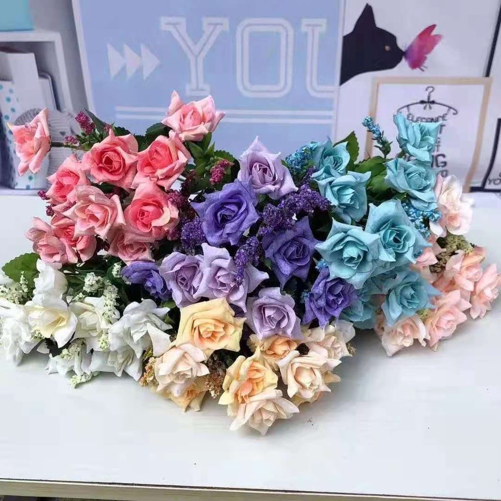 FLORES PARA BUQUE COM 10 FLOR P CASAMENTOS ELEGANTES 4763 (É mais ...