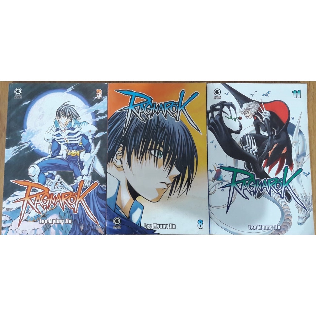 Mangá Ragnarok - (Vol. 3, 8,11,18,20,19,11,7,3,17,5,6) | Shopee Brasil
