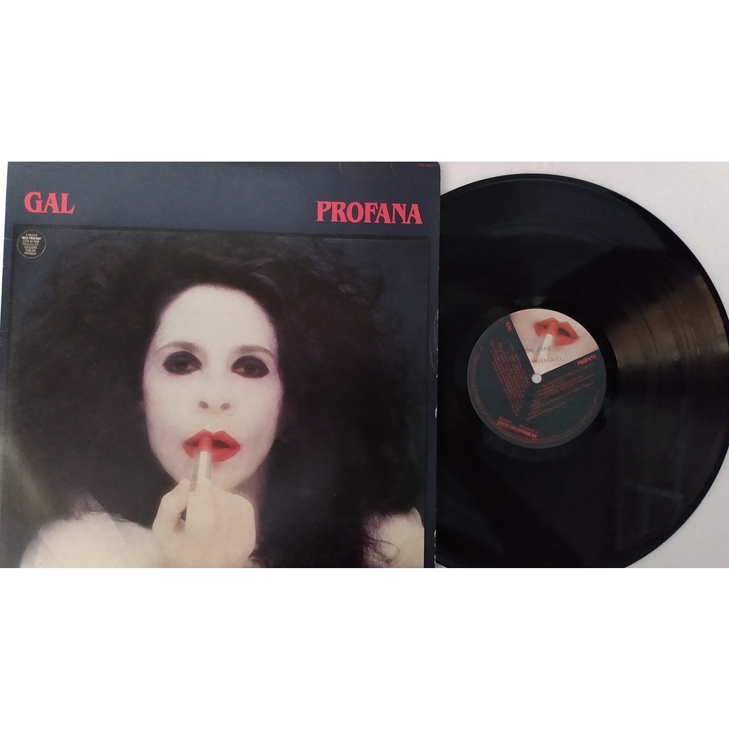 Disco de vinil , GAL - Profana acompanha encarte ano- 1984. | Shopee Brasil