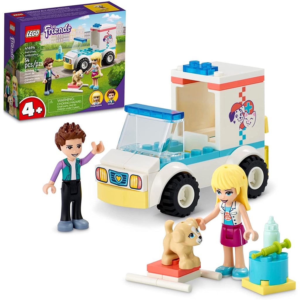 Lego 41694 Friends - Ambulância da Clínica Veterinária | Shopee Brasil