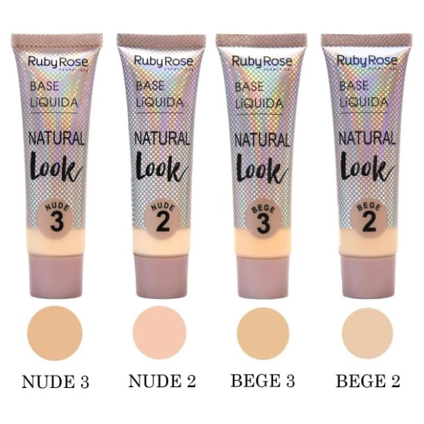 Base liquida natural Nude 2 Ruby Rose | Shopee Brasil