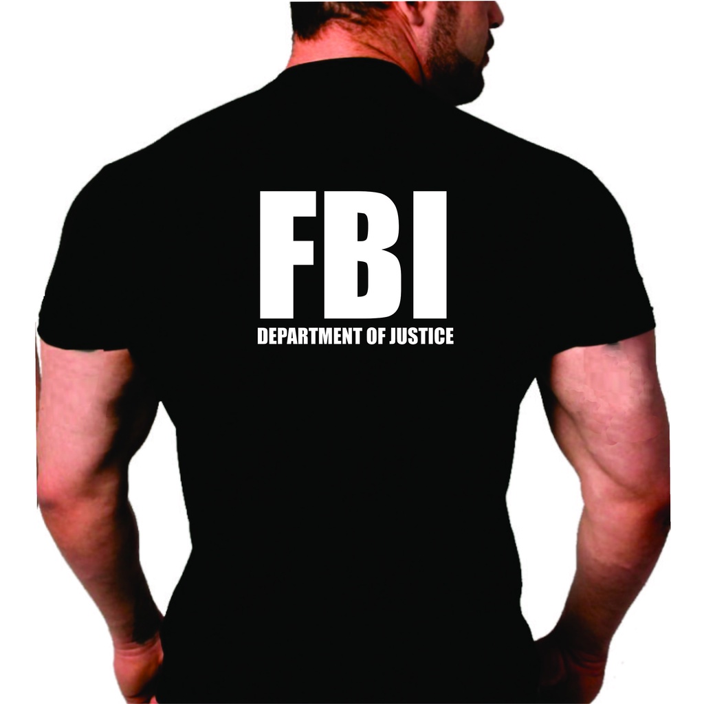 Camiseta Fbi Agente Especial Federal Bureal Of Investigation | Shopee ...