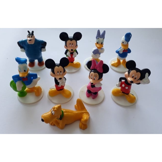 Kinder ovo - Lote com 9 bonecos Mickey Mouse Clubhouse (Zaini) 4cm ...