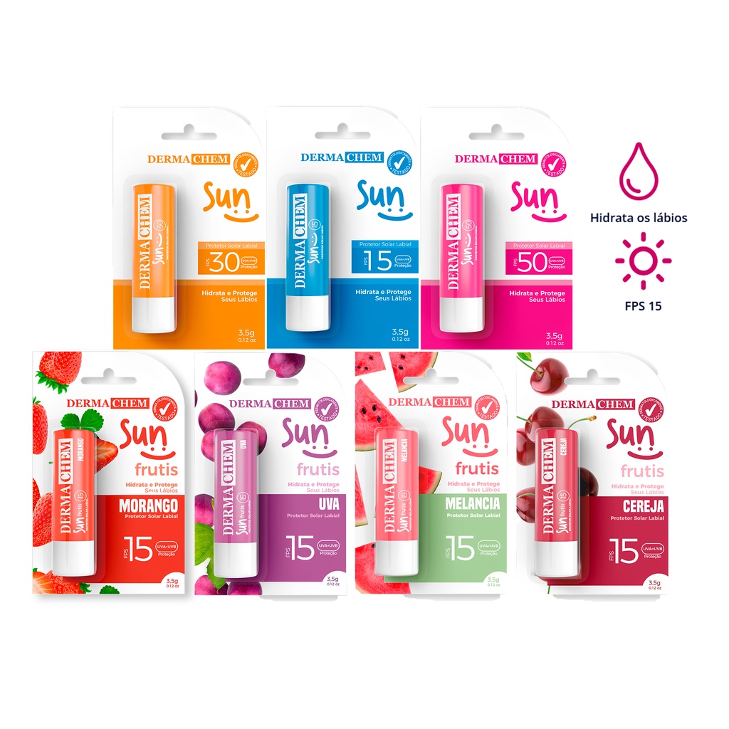 Protetor Solar Labial Dermachem | Shopee Brasil