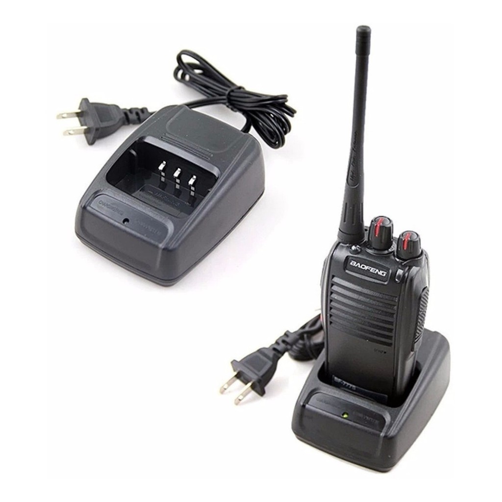 Kit 2 Rádio Comunicador Walk Talk Baofeng 777s com 16 Canais Alcance de ...