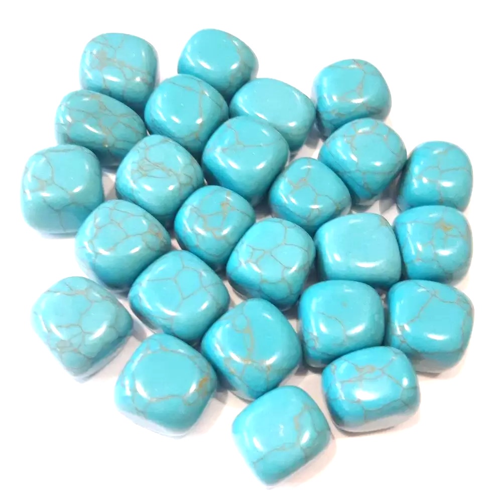Pedra Turquesa (100g) Pedra Natural Polida, Pedra Sagrada, Amuleto de ...