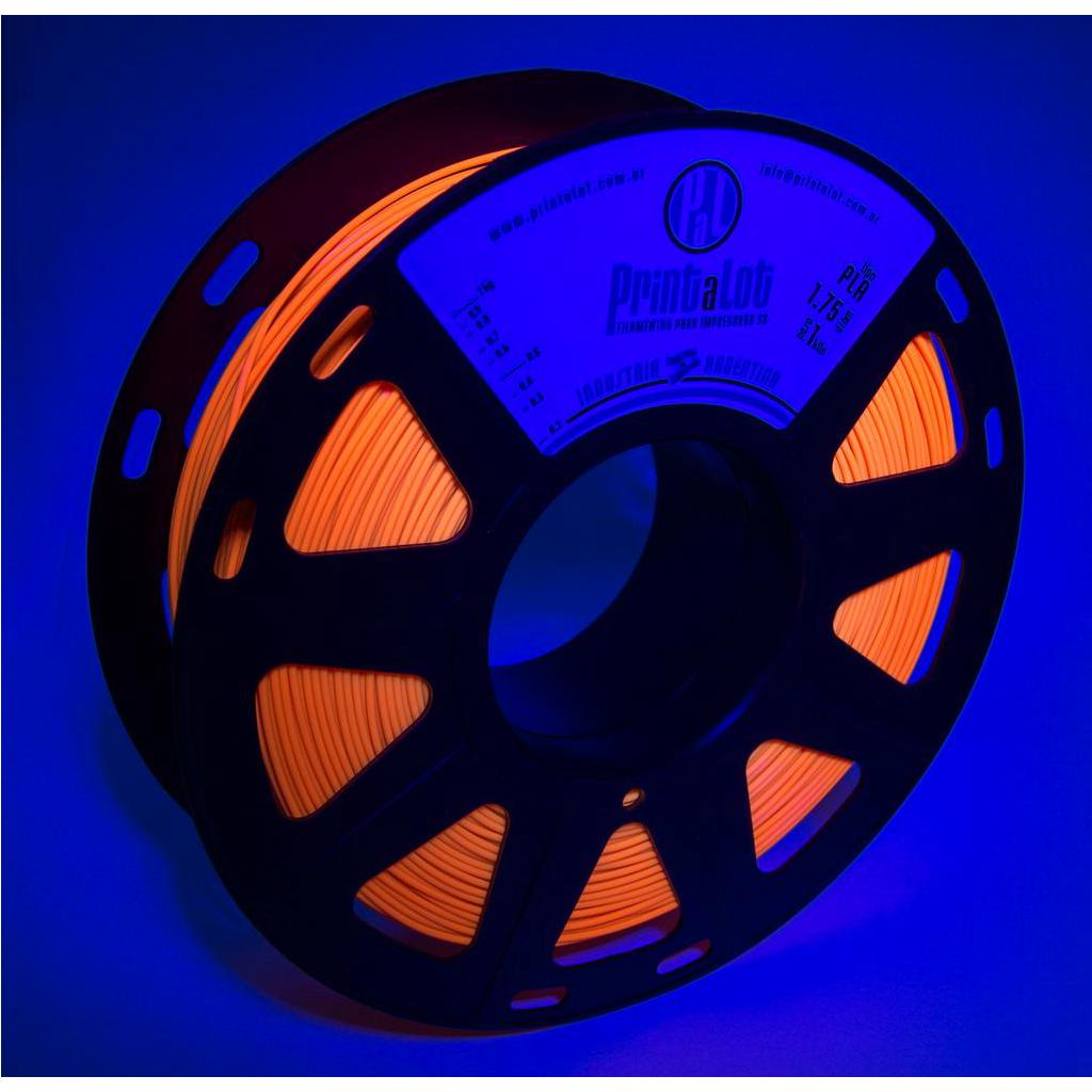 Filamento Pla Laranja Fluorescente 1,75 1kg Printalot Fluo | Shopee Brasil