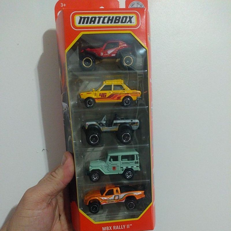 Mbx Rally II Pack 5 matchbox | Shopee Brasil