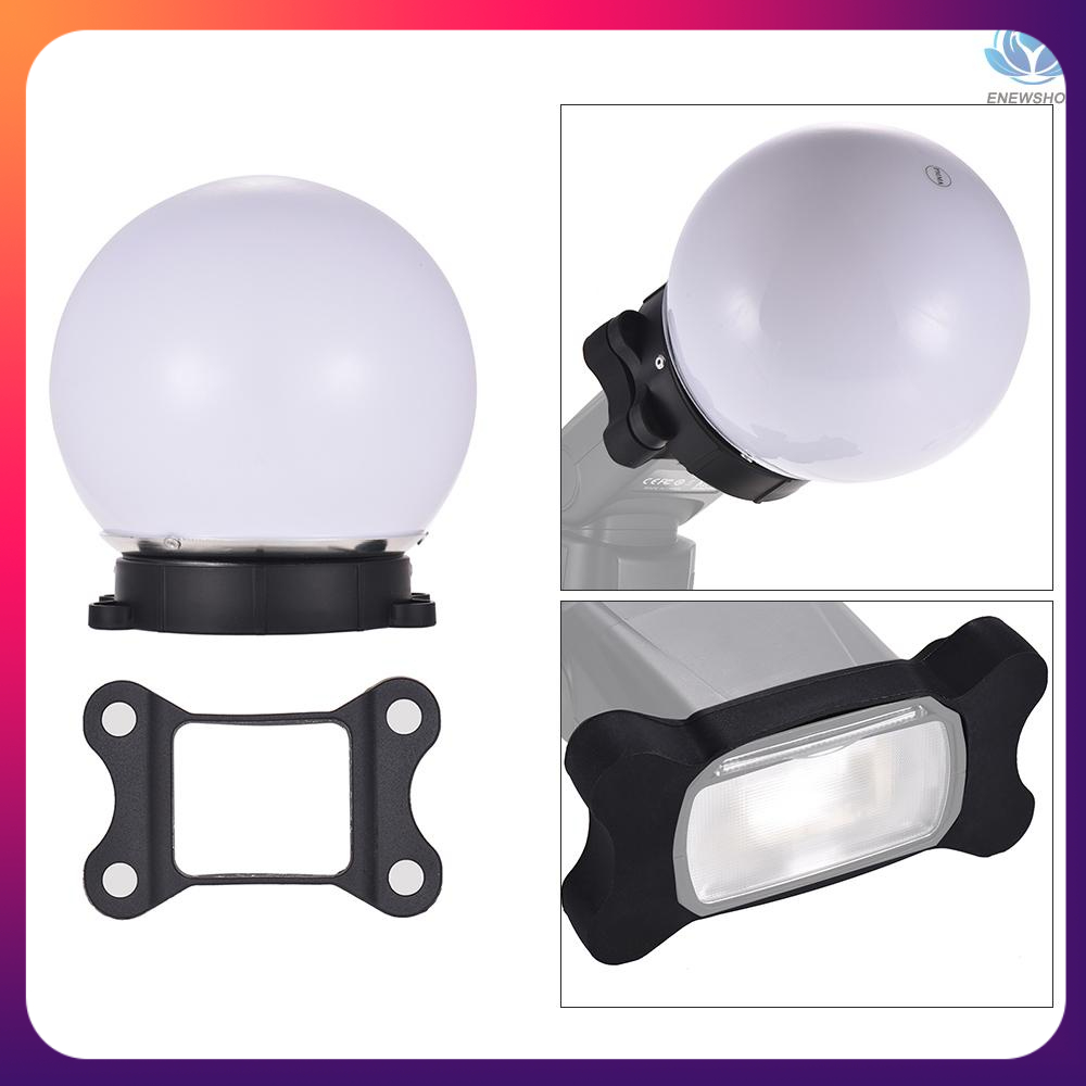 Bolas Macias On-Camera Flash Difusor Para Speedlight | Shopee Brasil