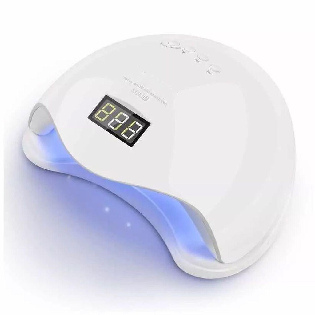 Cabine Estufa Digital LED/UV Branca Sun5 48W Unhas Gel Acrigel Bivolt ...