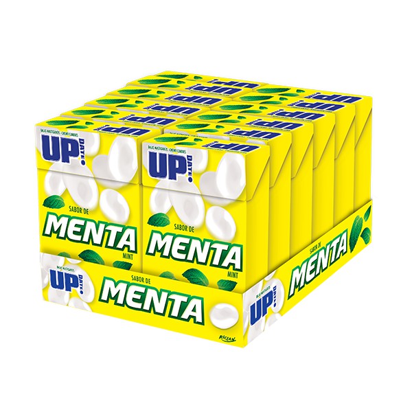 Date up! Bala Menta estilo Mentex caixa com 12 unidades refrescante ...