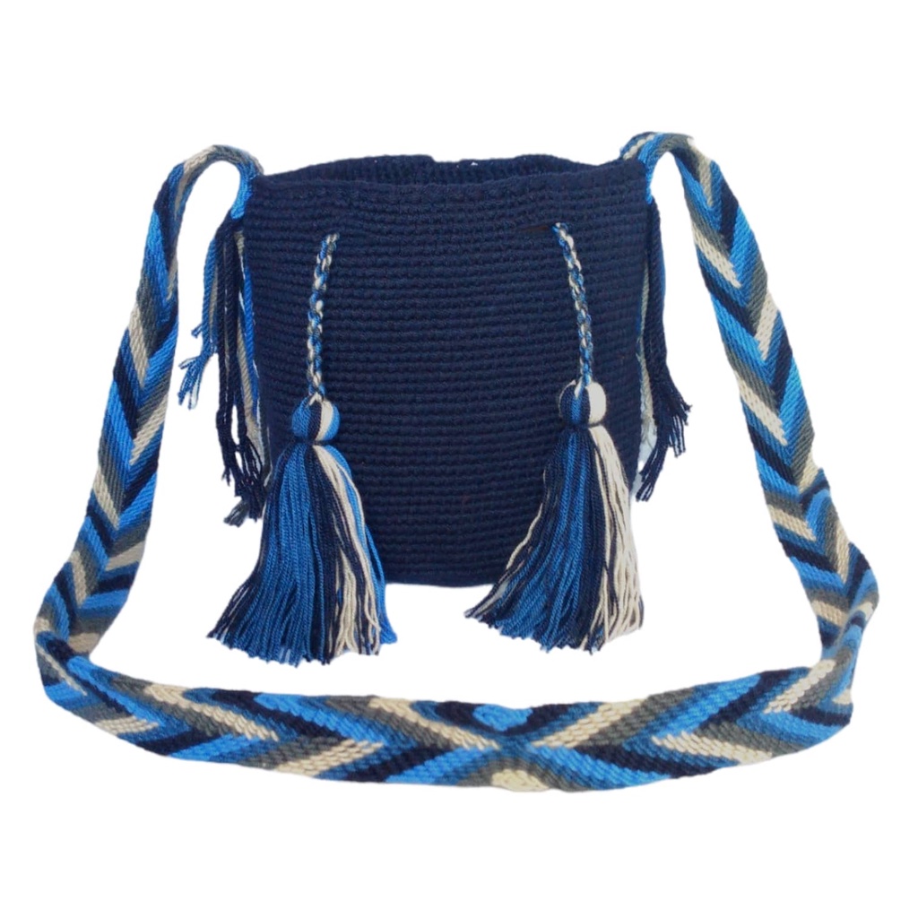 MINI Bolsa Wayuu Unicolor - artesanato da Colômbia | Shopee Brasil