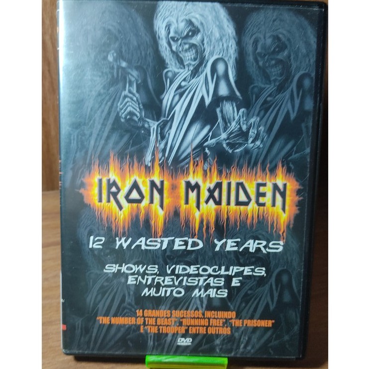 Iron Maiden: 12 Wasted Years (DVD Original) | Shopee Brasil