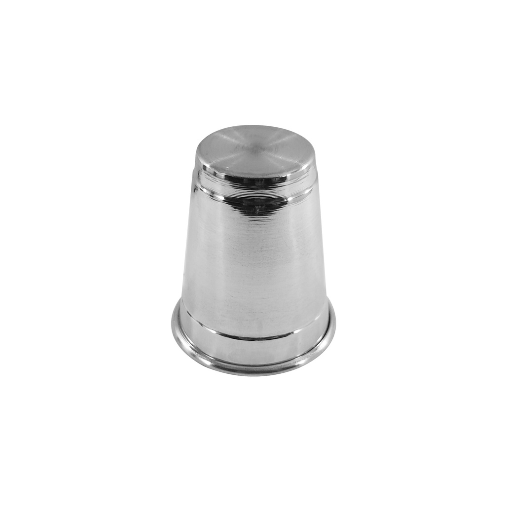 1 Copo De 300ml Em Alumínio Polido Rialuc Ø 9cm E 10cm Altura | Shopee ...