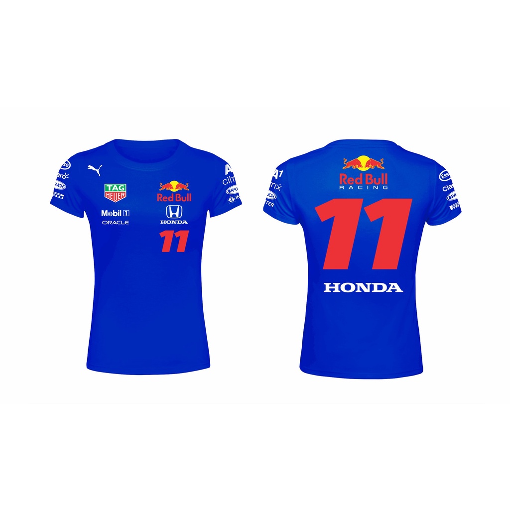 Baby look Formula 1 F1 Red Bull Racing 2021 Sergio Perez | Shopee Brasil