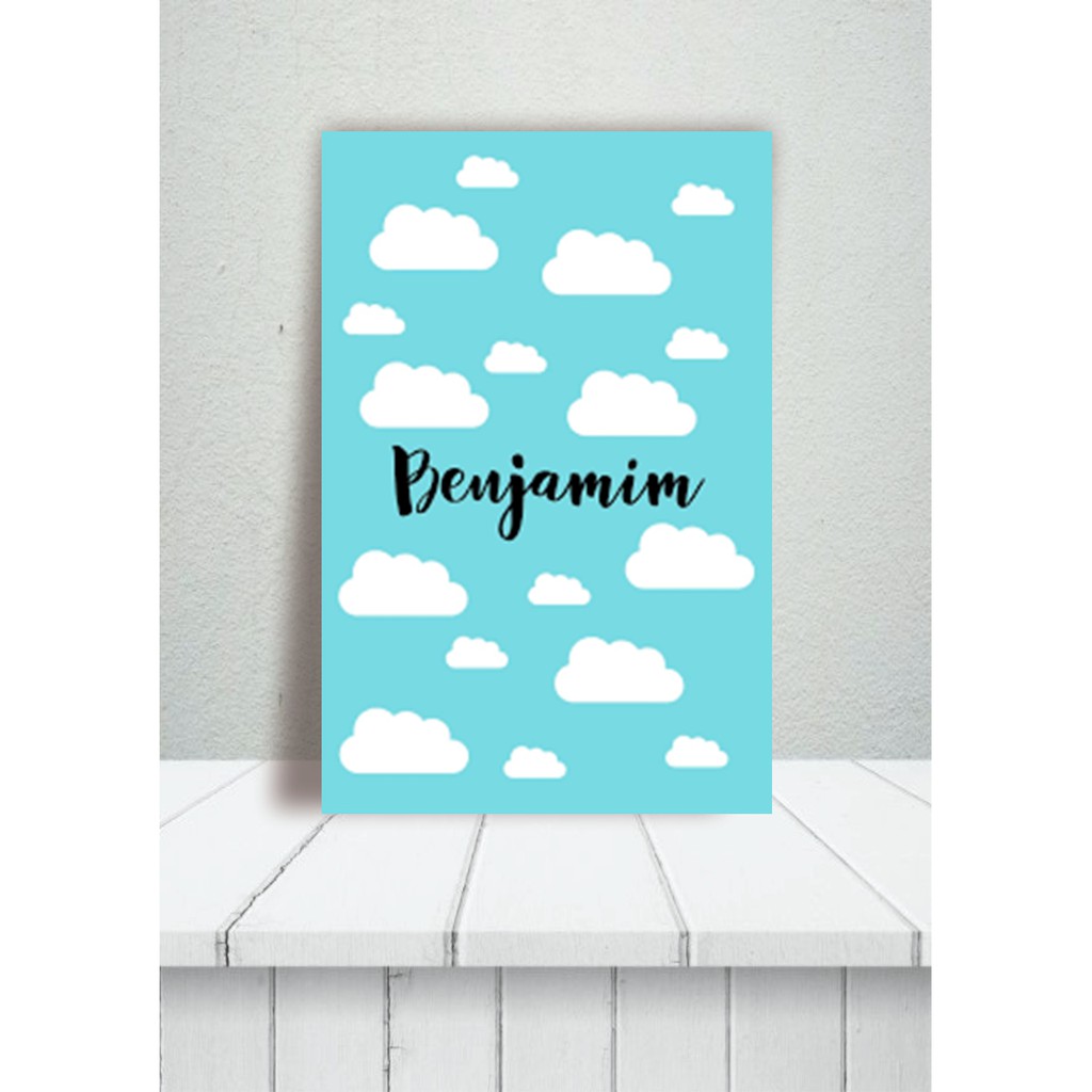 Quadro nome Benjamim Para Quarto Criança Menino Decorativo Placa 20X30 ...