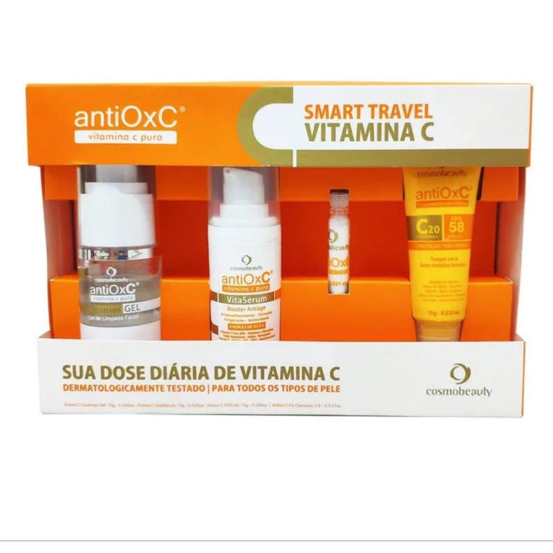 Kit Antiox C Smart Travel Vitamina C | Shopee Brasil