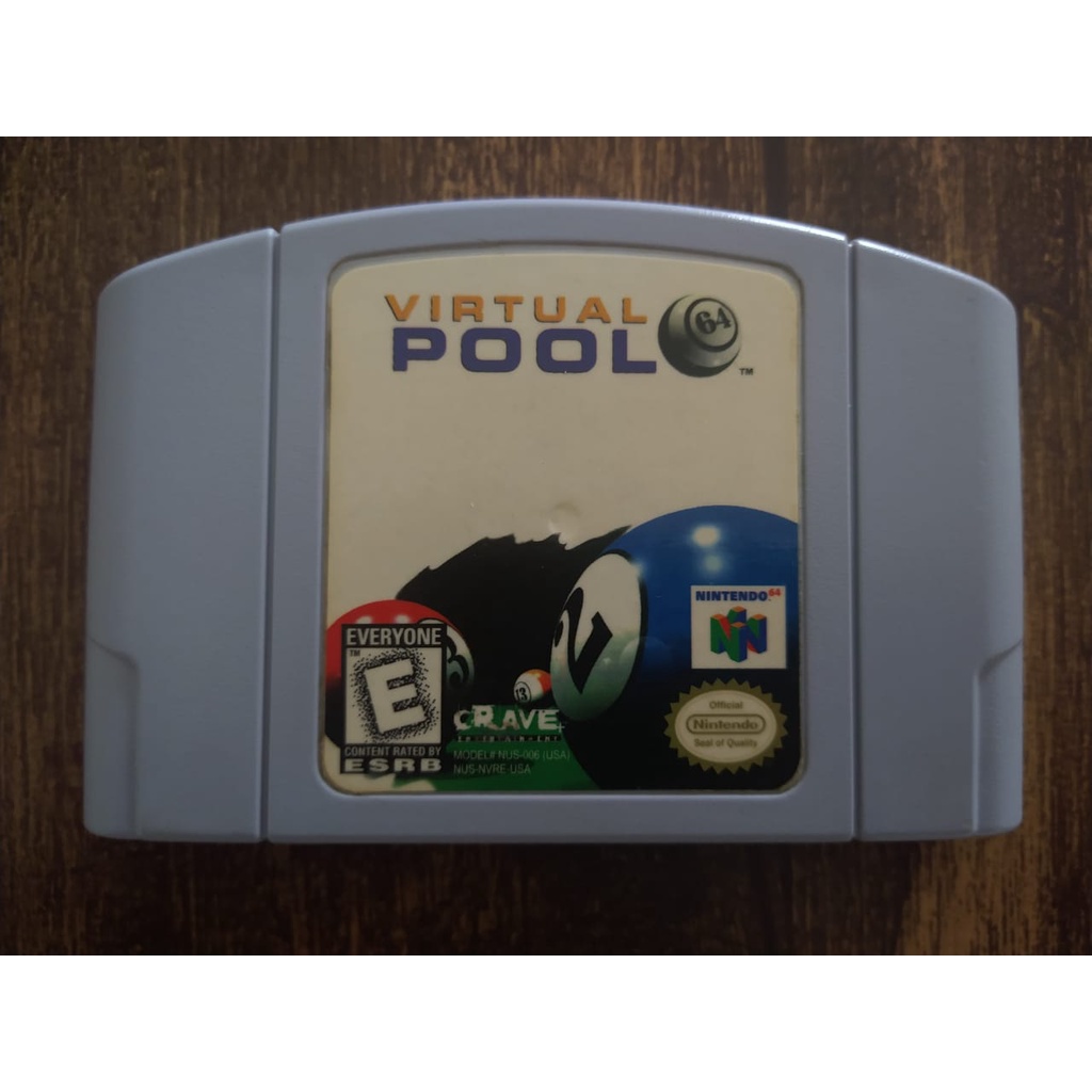 Jogo Virtual Pool 64 Para Nintendo 64 - Original Americano | Shopee Brasil