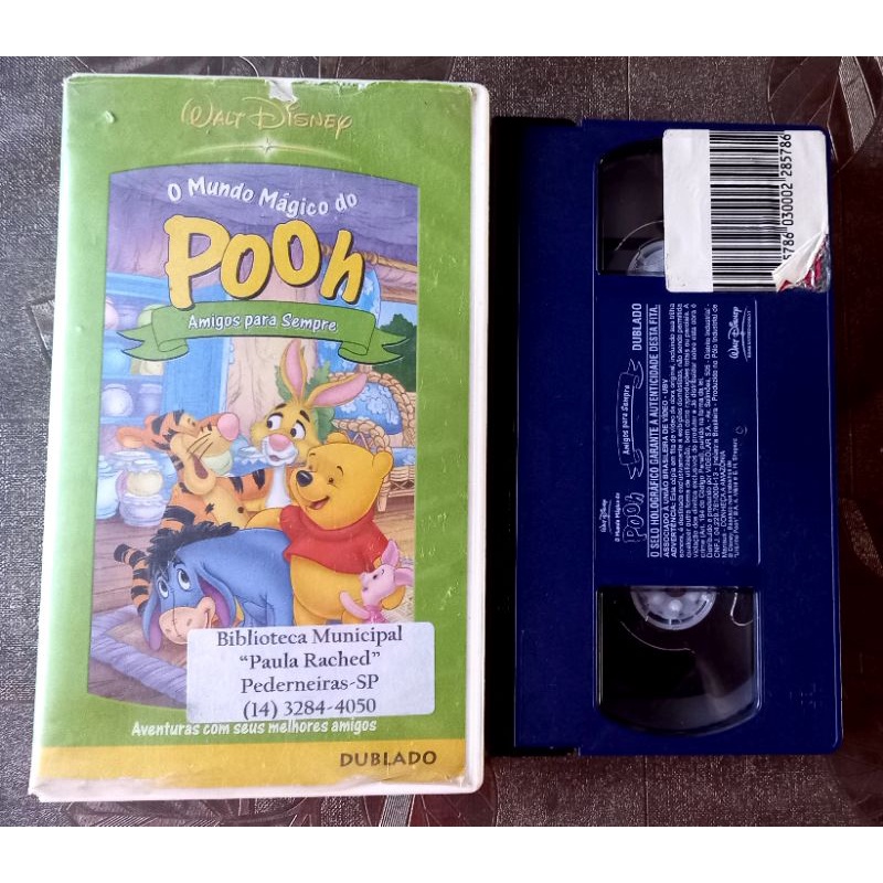 VHS O MUNDO MAGICO DE POOH E HOMEM ARANHA O RETORNO DO DUENDE VERDE ...