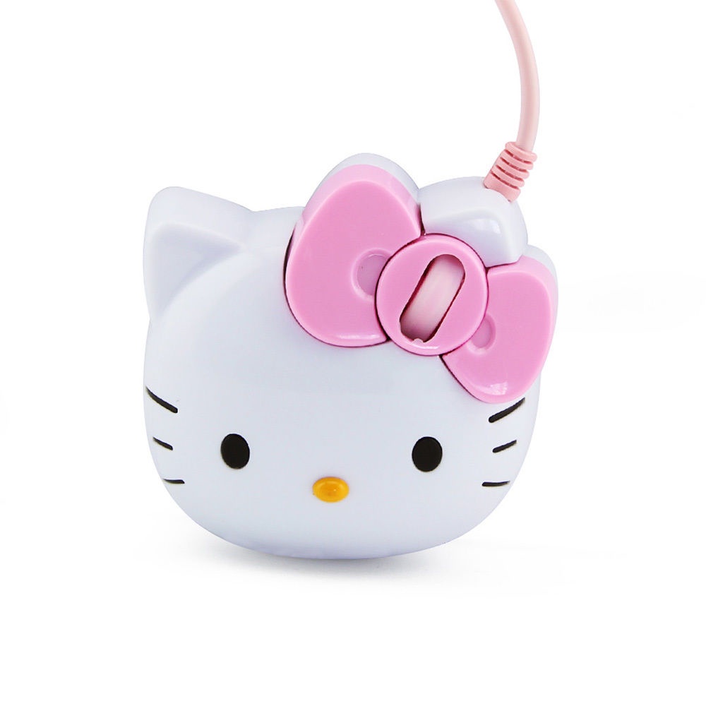 Mini 2.4G Hz Hello kitty mouse Mini-USB óptica mouse Wireless Hello ...