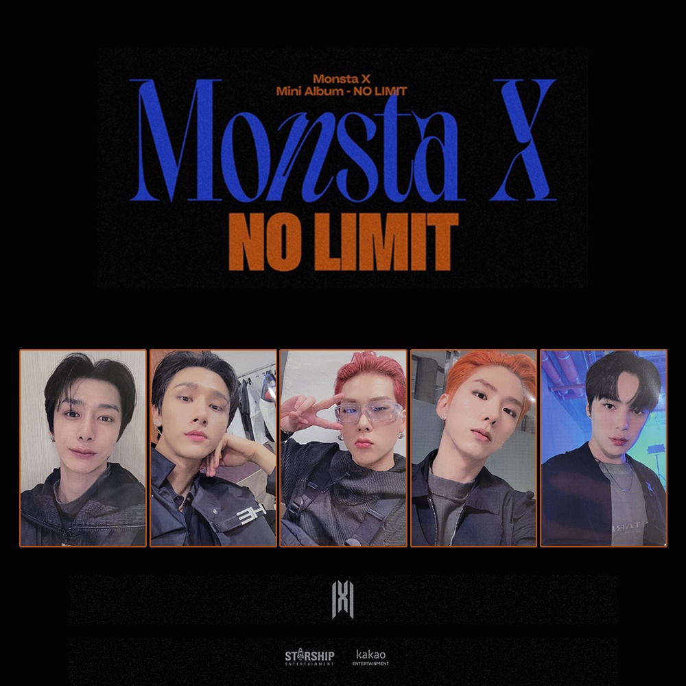Mini Album MONSTA X 10th-Sem Limite SOUND WAVE Fotocard | Shopee Brasil
