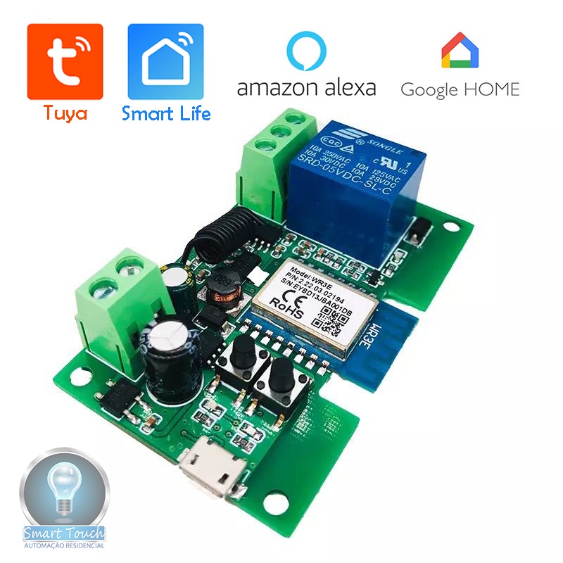Interruptor Inteligente Wifi Compatível Alexa Google Home Nova Digital ...