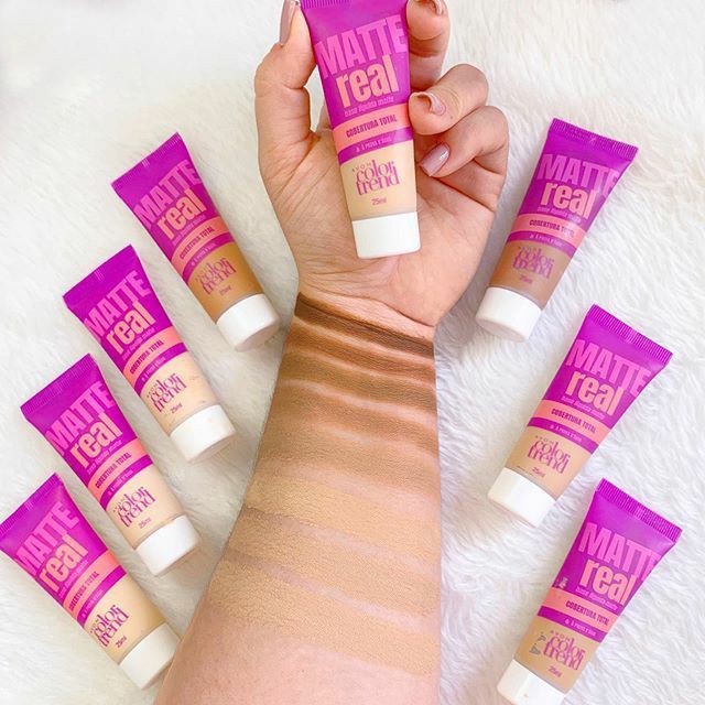 Base Líquida Matte Color Trend Matte Real 25 ml | Shopee Brasil