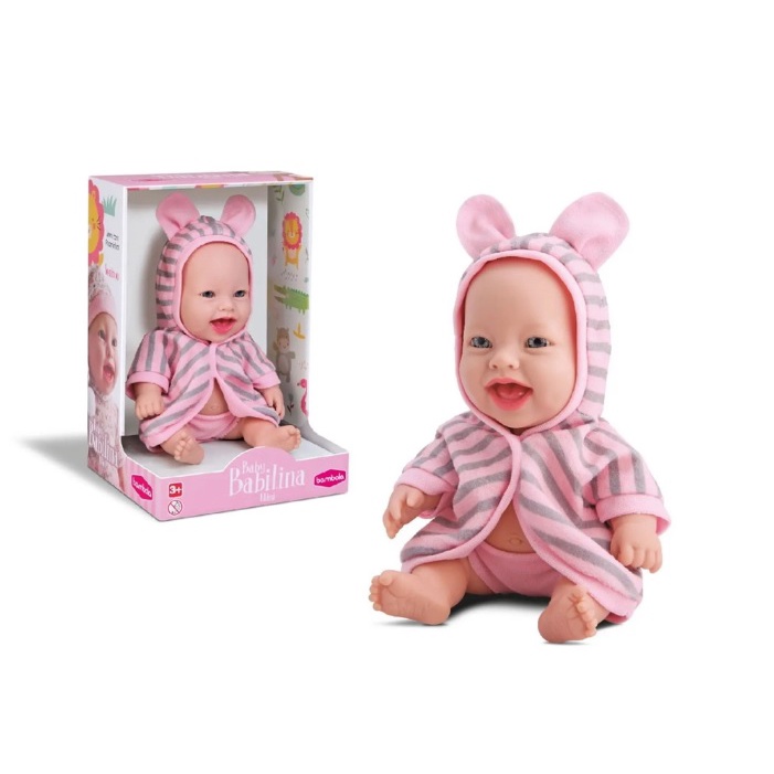 Boneca bebe baby babilina mini banho bambola | Shopee Brasil