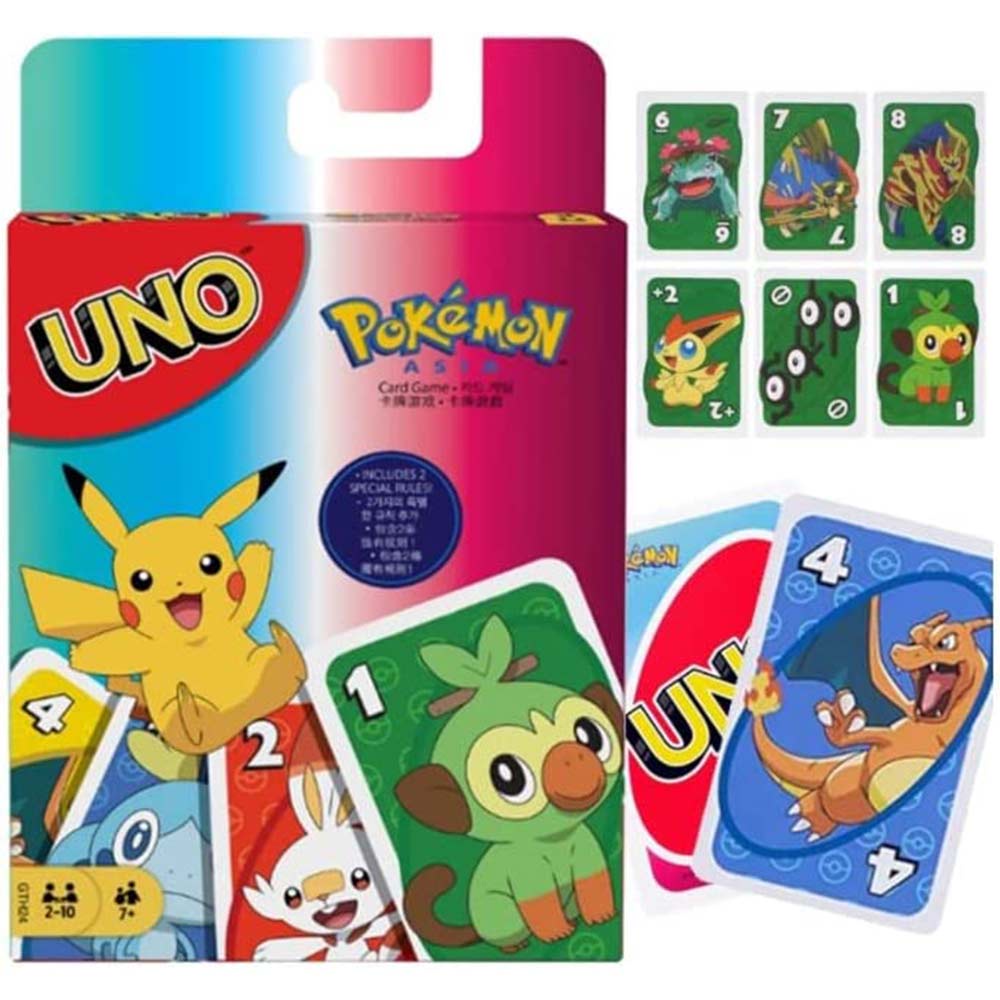 UNO Pokemon Family Card Game Brand Party Game New - Perfect Birthday ...