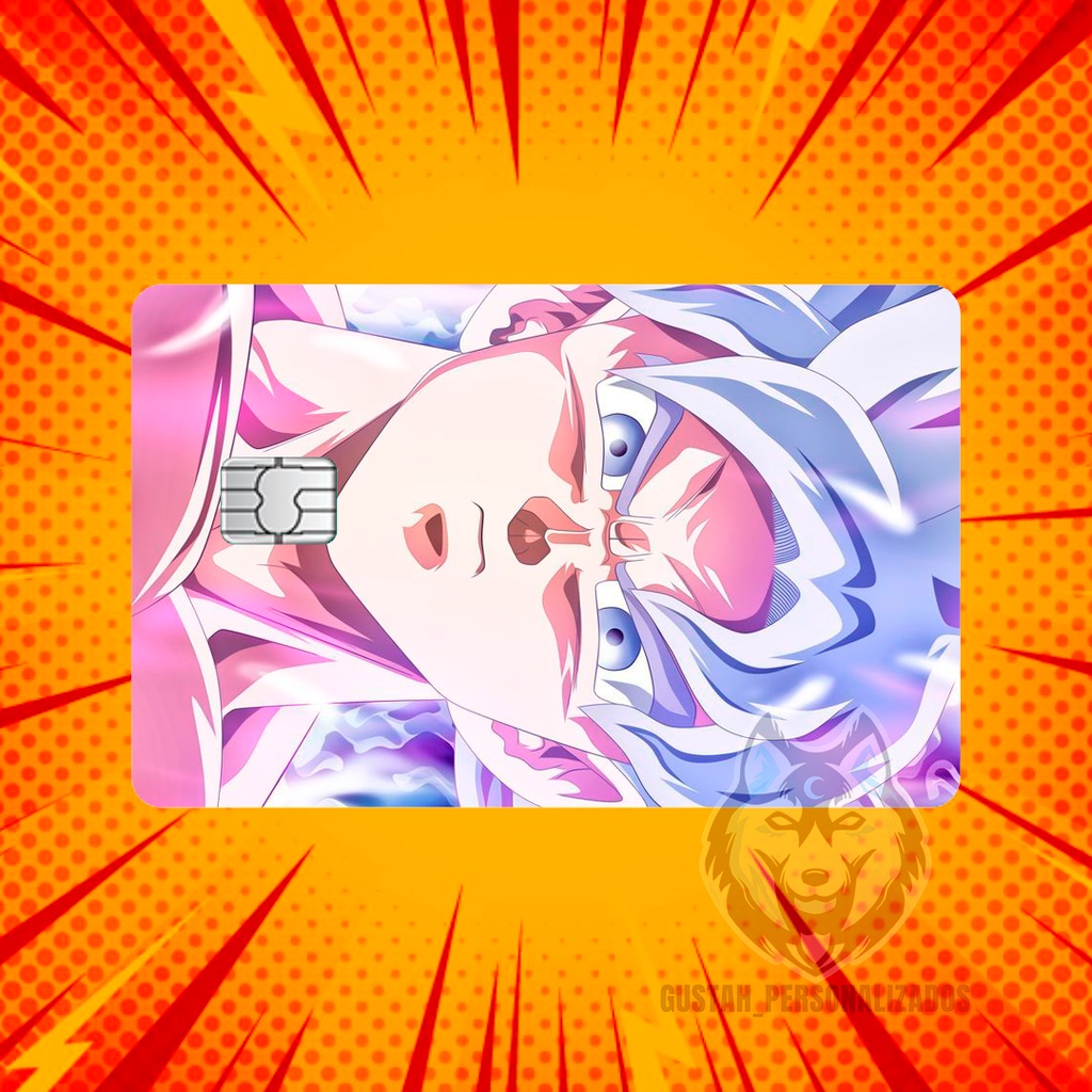 Adesivo para Cartão de Crédito e Débito, Skin com o tema Dragon Ball Z ...