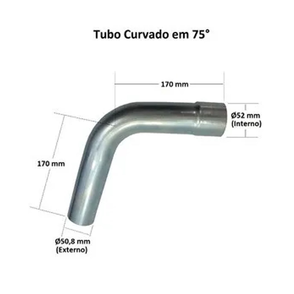 Curva Escape 75° - 3 Polegadas | Shopee Brasil